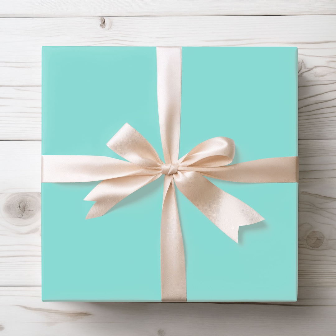 Tiffany Blue Wrapping Paper, Elegance in Tiffany Blue: Premium Wrapping ...