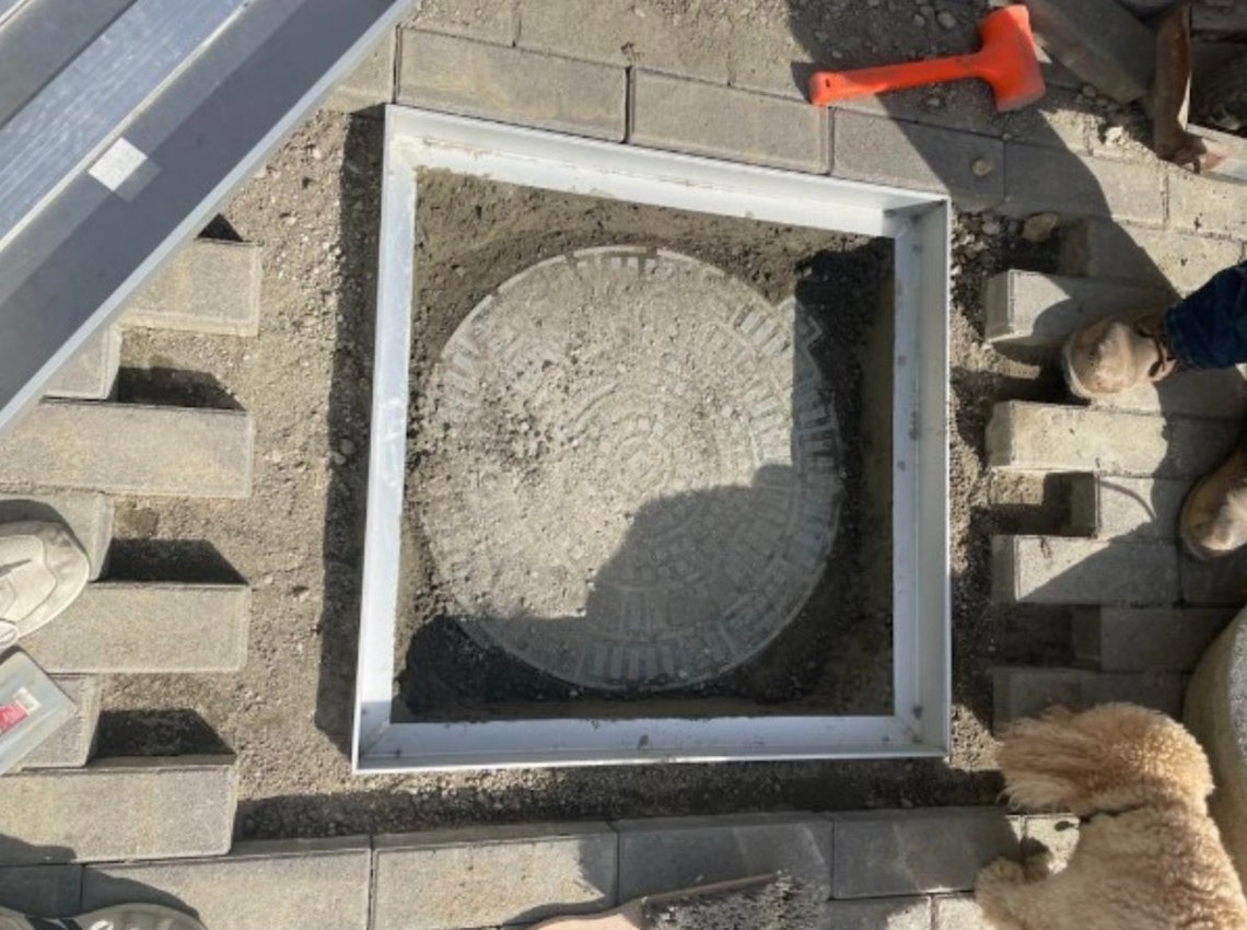 Paverpals Hidden Access Covers: Seamlessly Blend Pool Skimmer, Septic ...