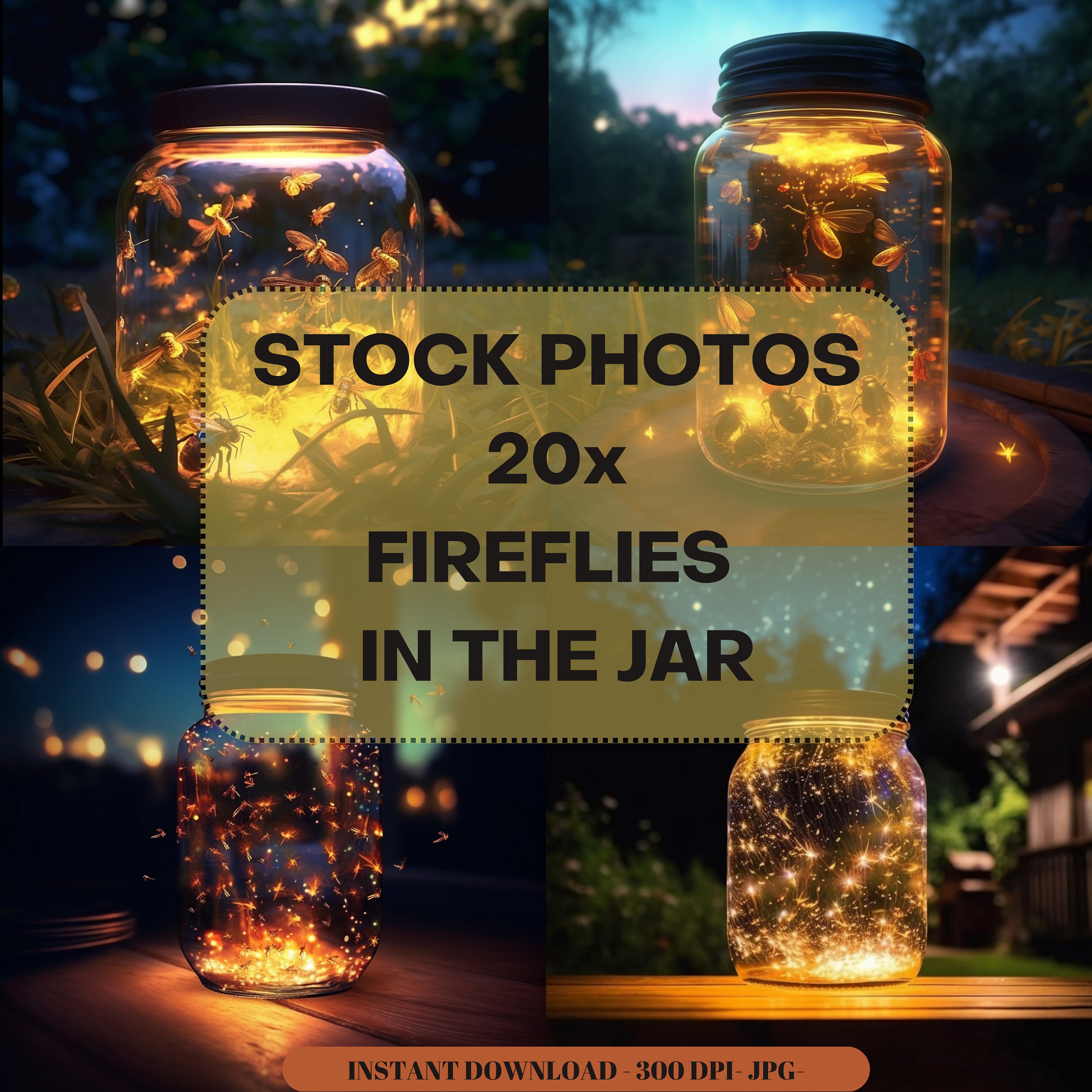 Fireflies In A Jar Night Lantern