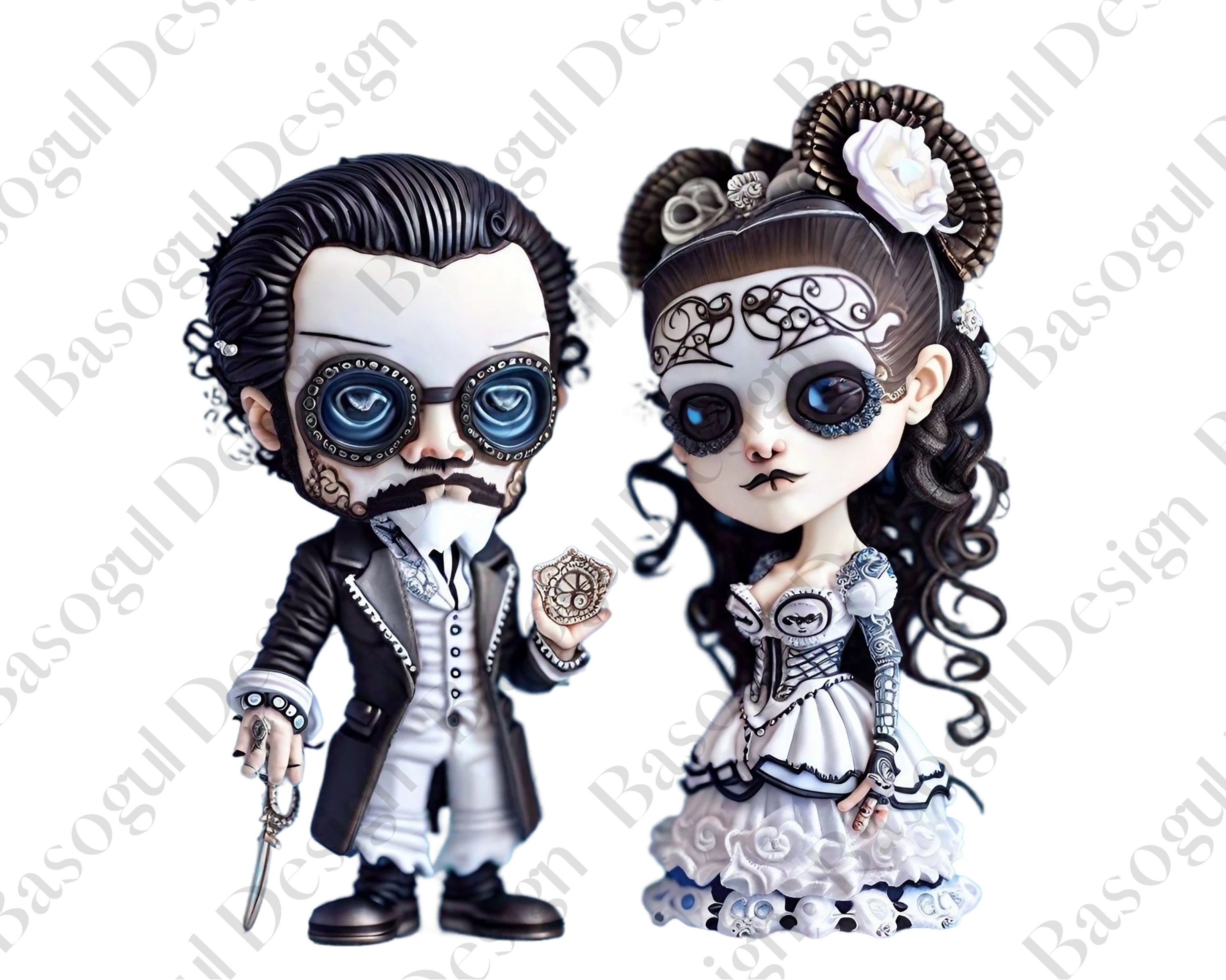 Chibi Wedding Clipart Chibi Bride Groom Clipart Chibi Bride - Etsy