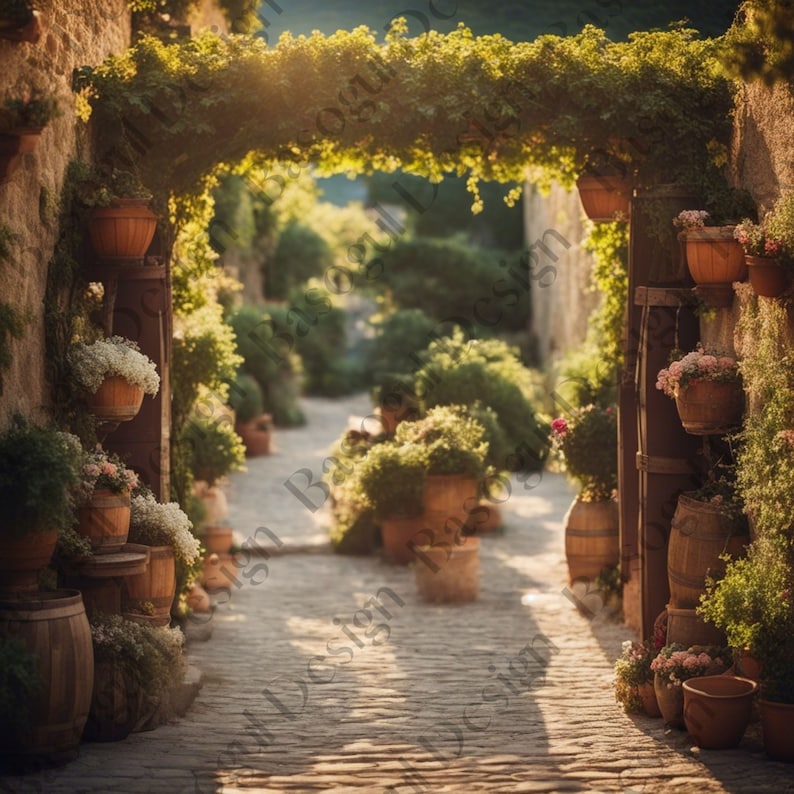 Vineyard Wedding Digital Backdrop Photography Background - Etsy