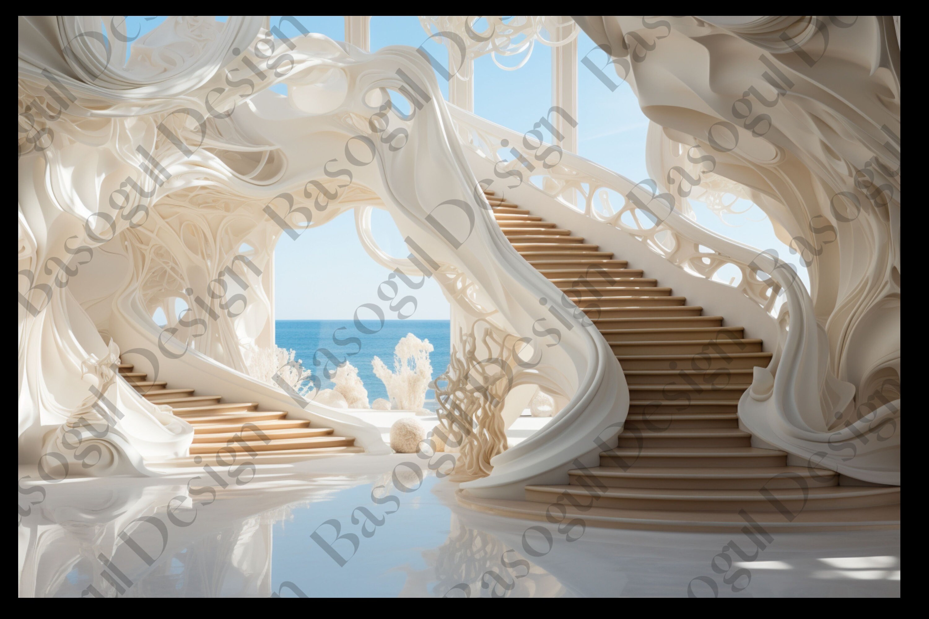 Abstract Staircase Wedding Backdrop Maternity Portrait - Etsy
