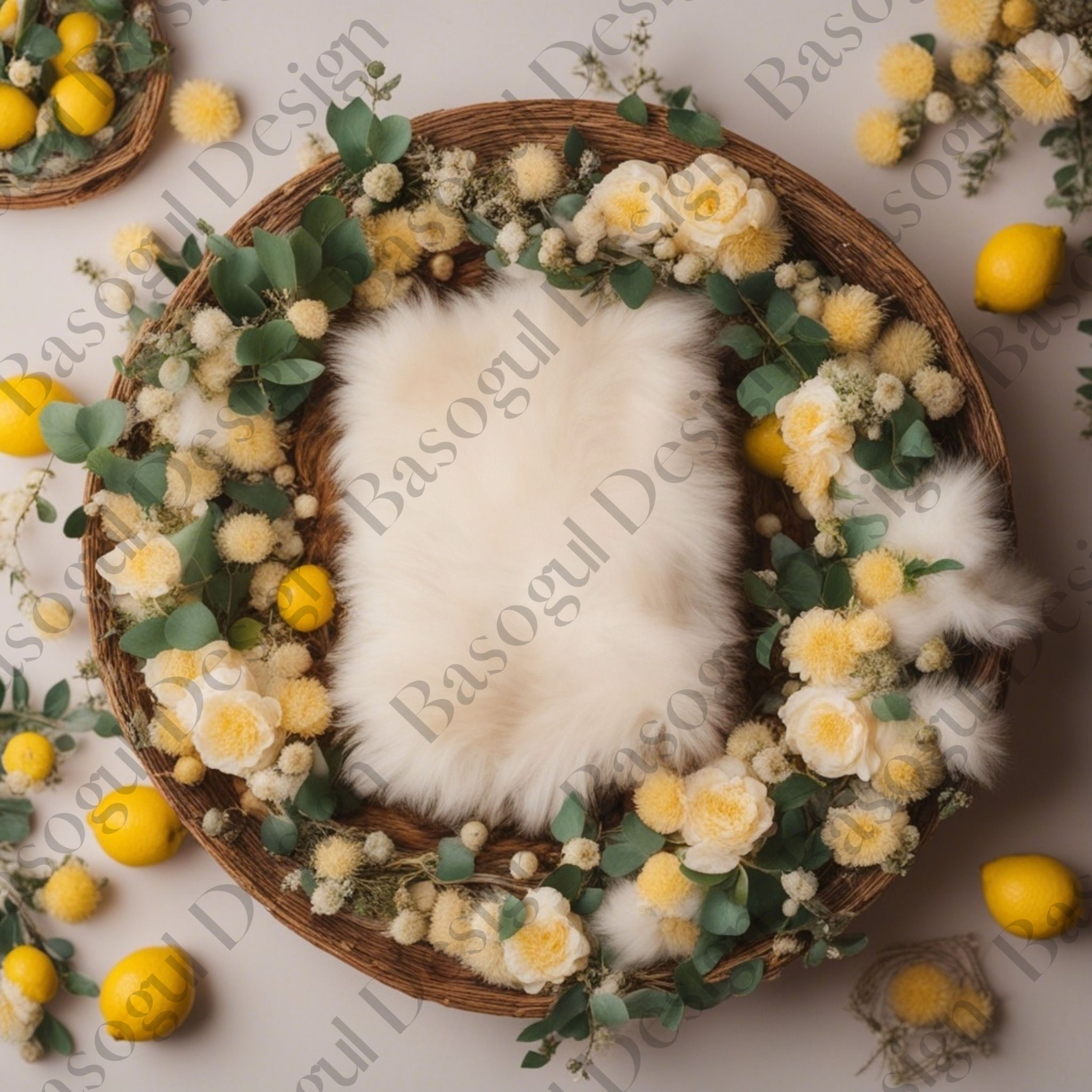 Lemon Newborn Digital Backdrop Photography Background Newborn Baby Boy ...