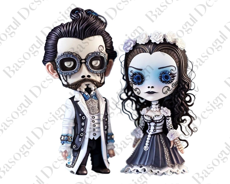 Chibi Wedding Clipart, Chibi Bride Groom Clipart, Chibi Bride Groom ...