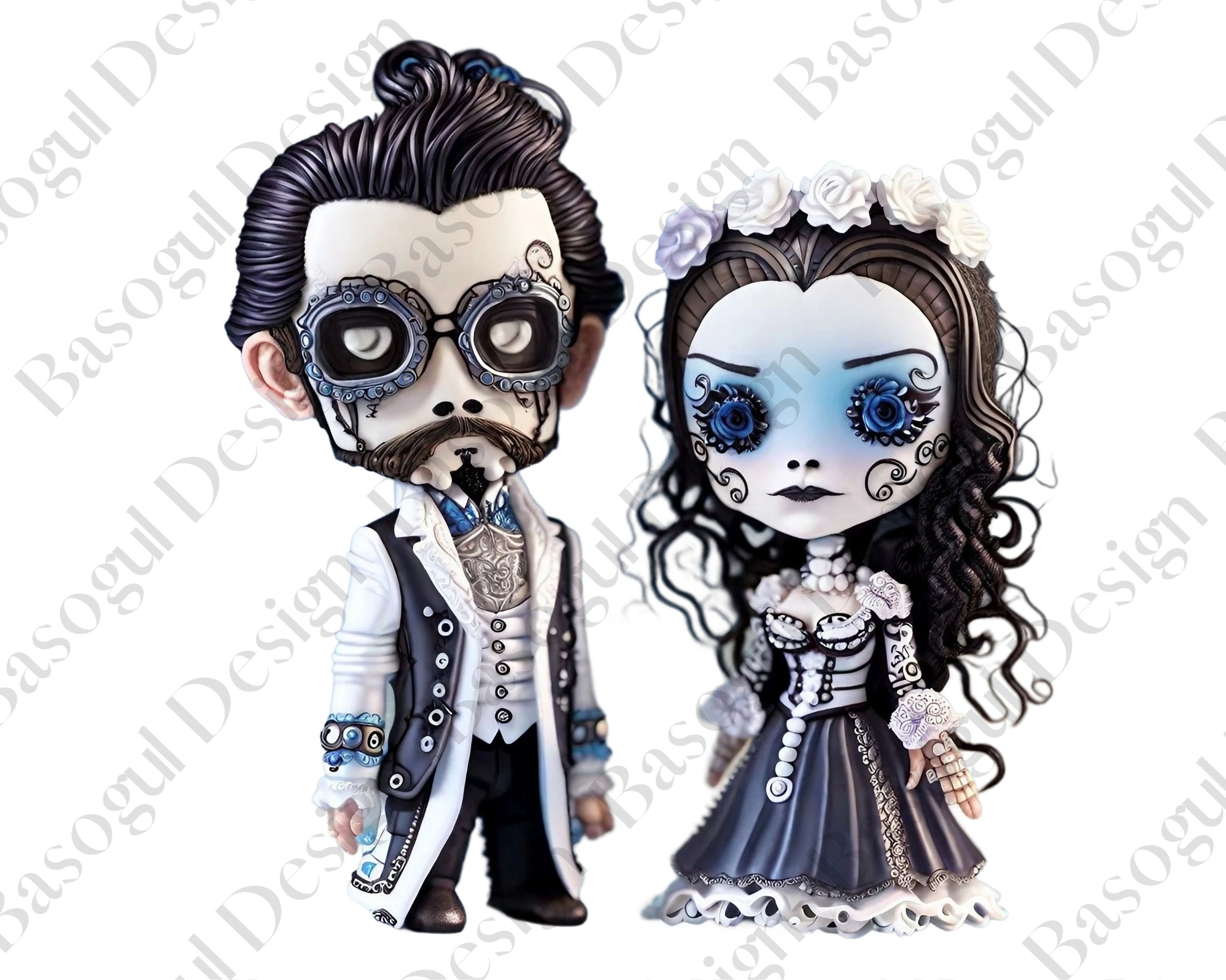 Chibi Wedding Clipart Chibi Bride Groom Clipart Chibi Bride - Etsy