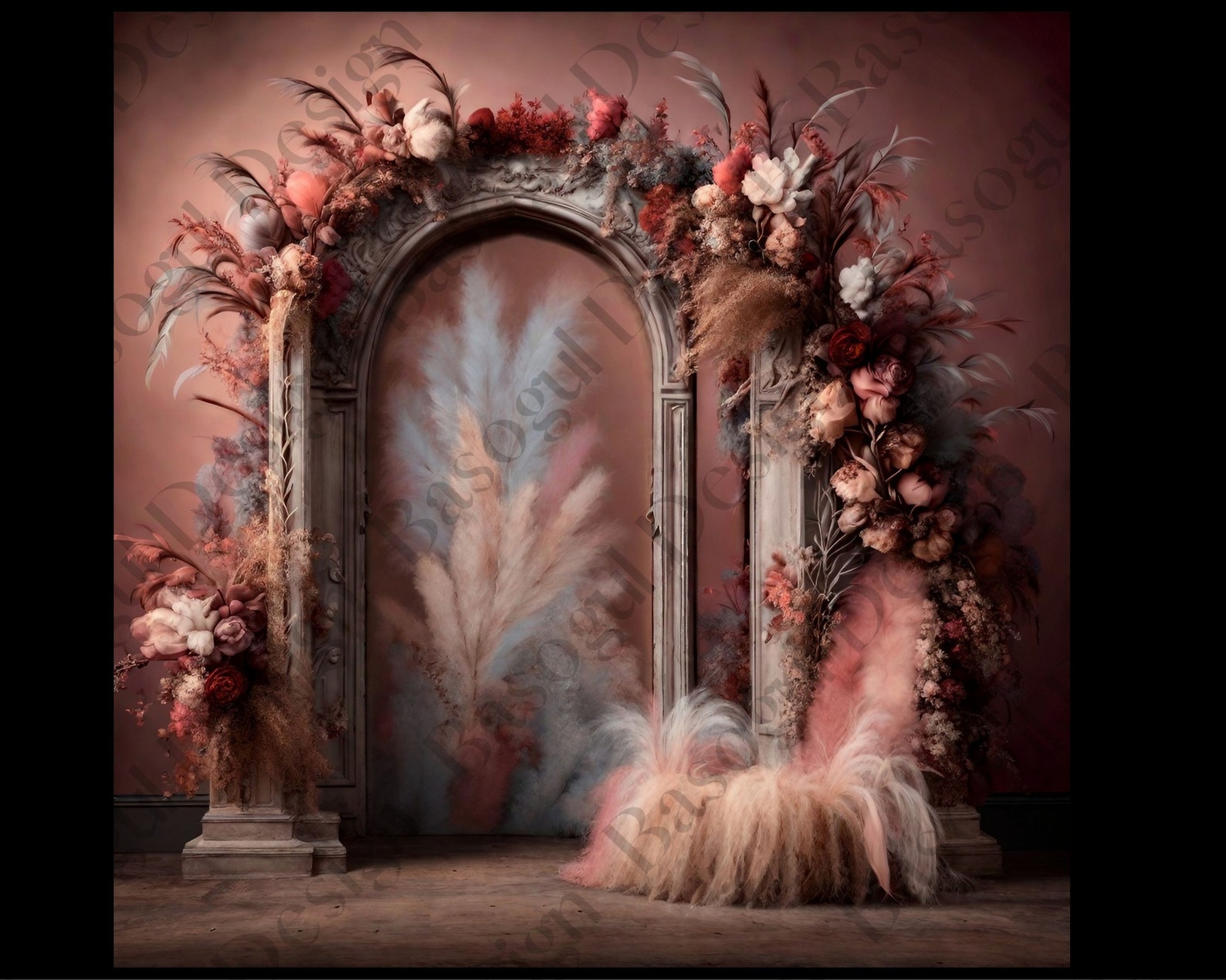 Boho Maternity Digital Backdrop: maternity DIGITAL - Etsy