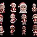 Chibi Baby Santa Clipart Png: baby SANTA Clipart 3d Little Girl Boy ...