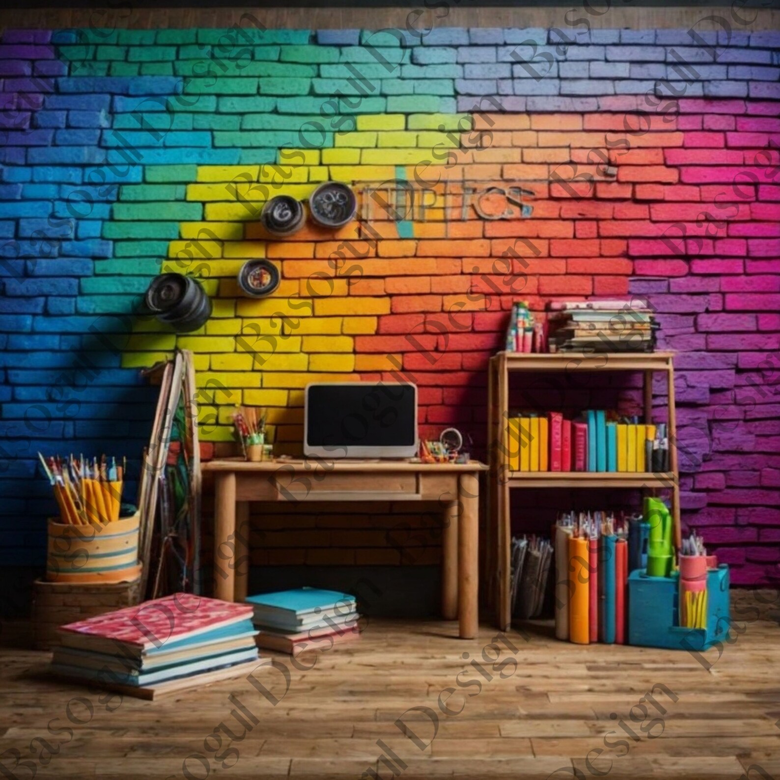 Back to School Digital Backdrops, Composite Photography, Modern ...