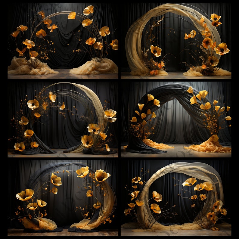 Goldenrod Maternity Digital Backdrop Photography Background Wedding ...