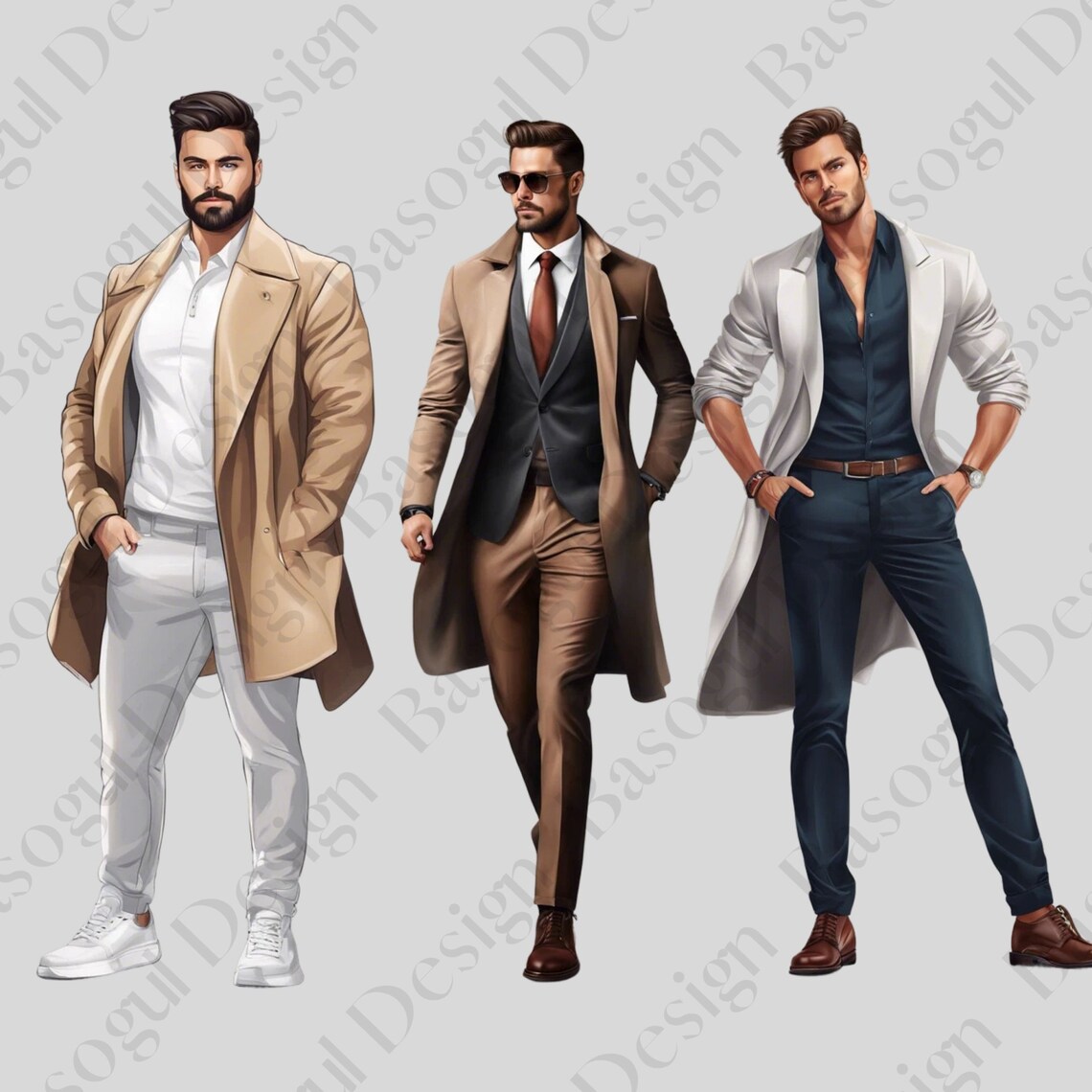 Chic Man Clipart Png Stylish Boyclipart Fashion Style Clipart ...