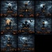 Halloween Backdrop Haunted Lighthouse: halloween DIGITAL - Etsy