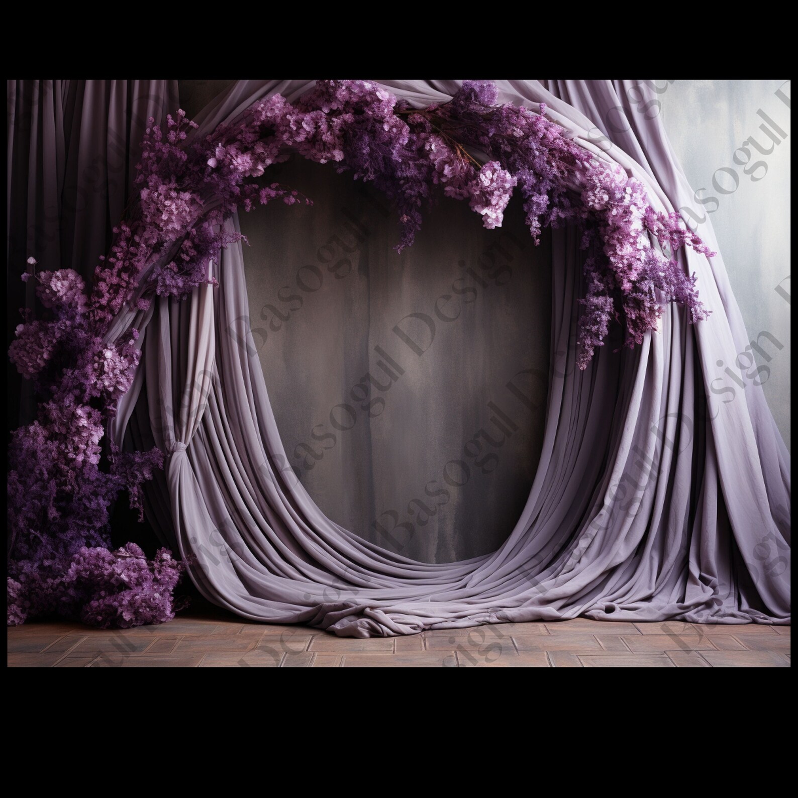 Lavender Maternity Digital Backdrop Photography Background Wedding ...