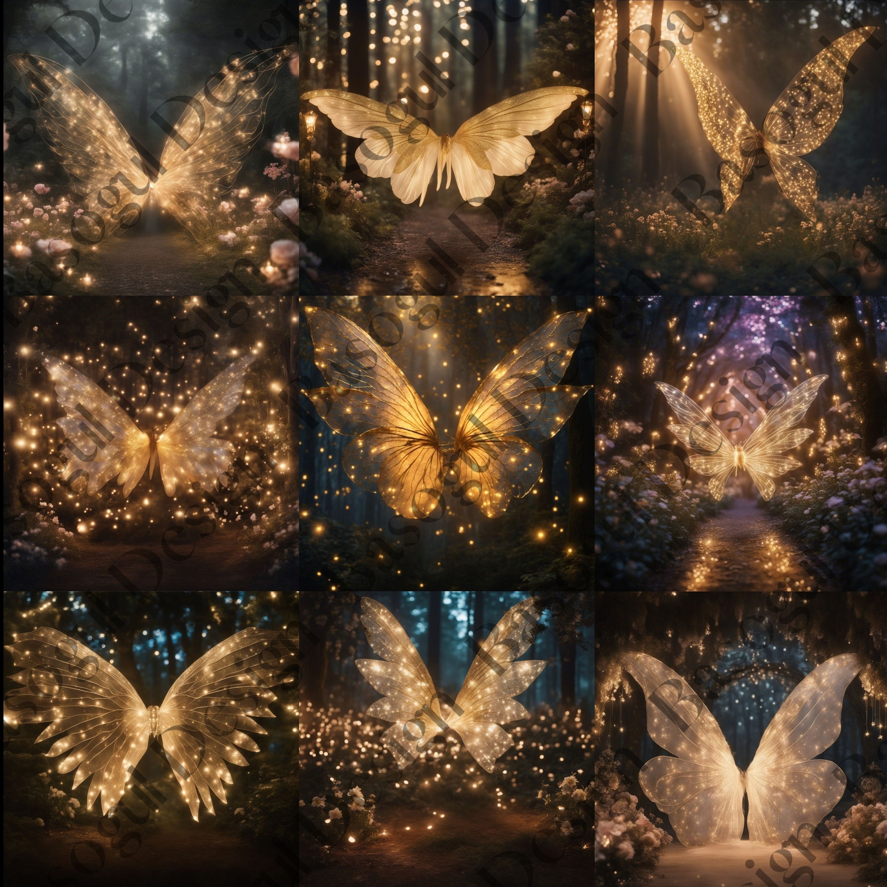 Fairy Wings Maternity Backdrop: maternity DIGITAL Backdrop Gold Wings ...