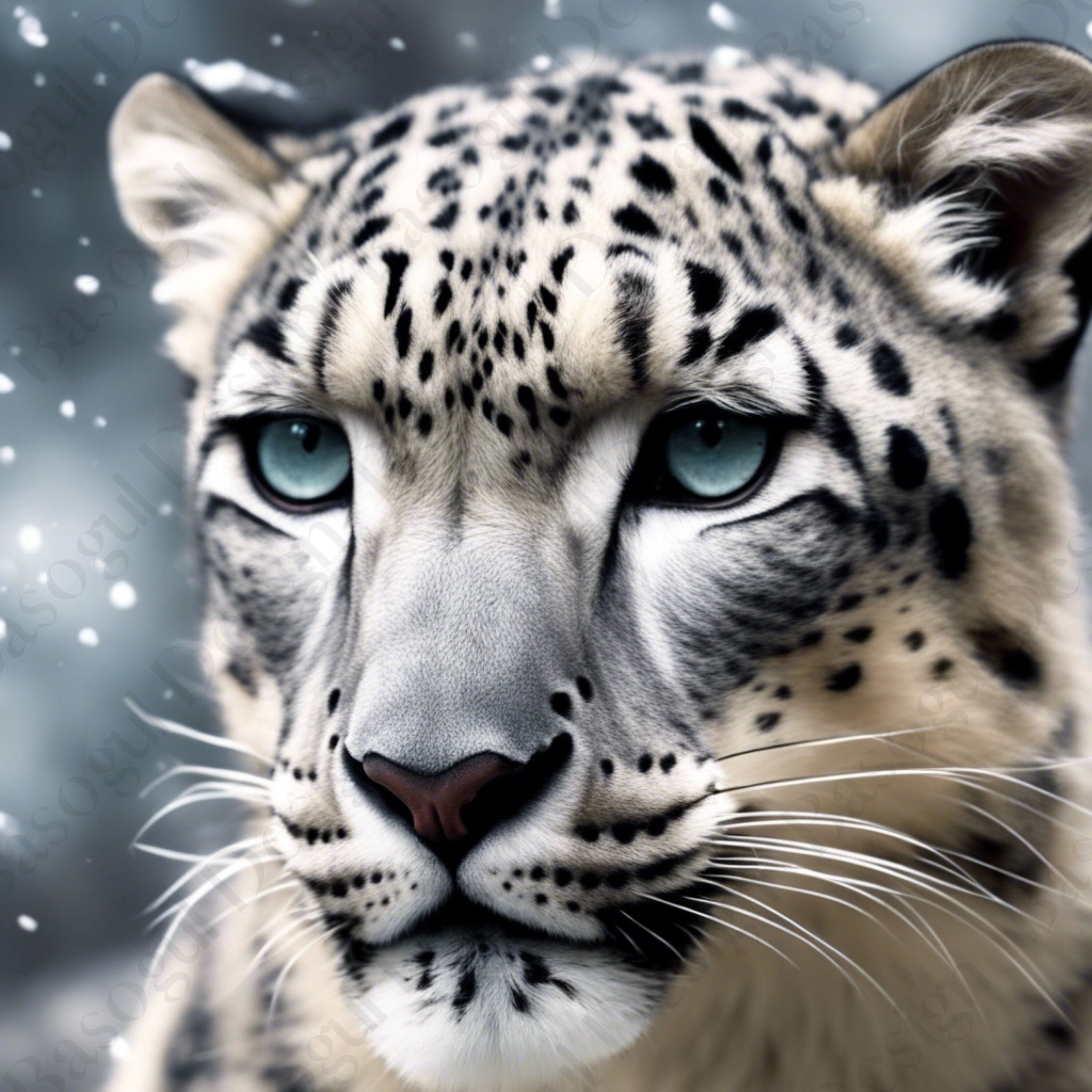 Snow Leopard Photography Stock Photos Cinematic Wildlife - Etsy