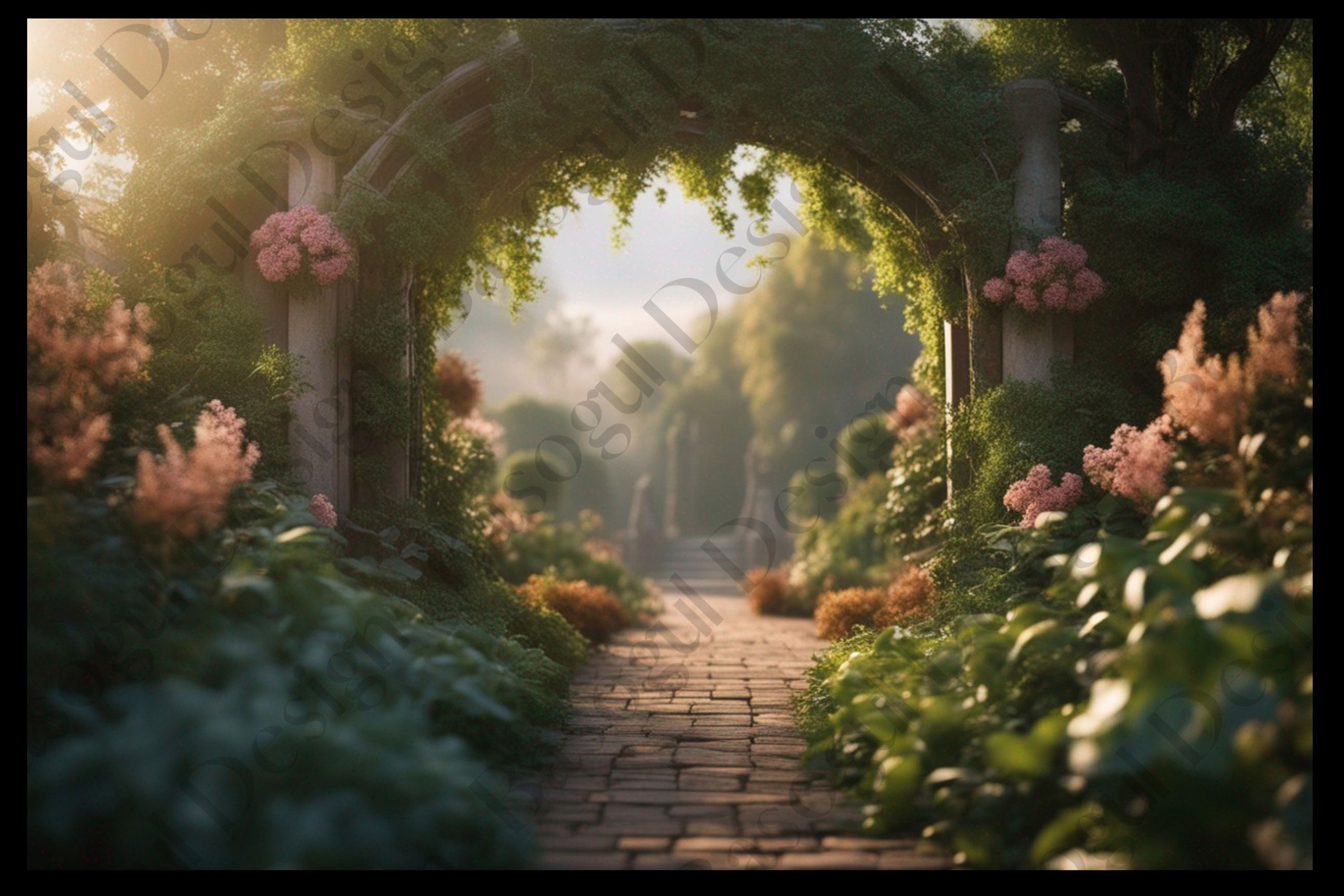 Garden Wedding Backdrop, Maternity Backdrop Forest Photo Shoot Portrait ...