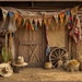 Western Village Digital Backdrop Farm Background Photography Rustic ...