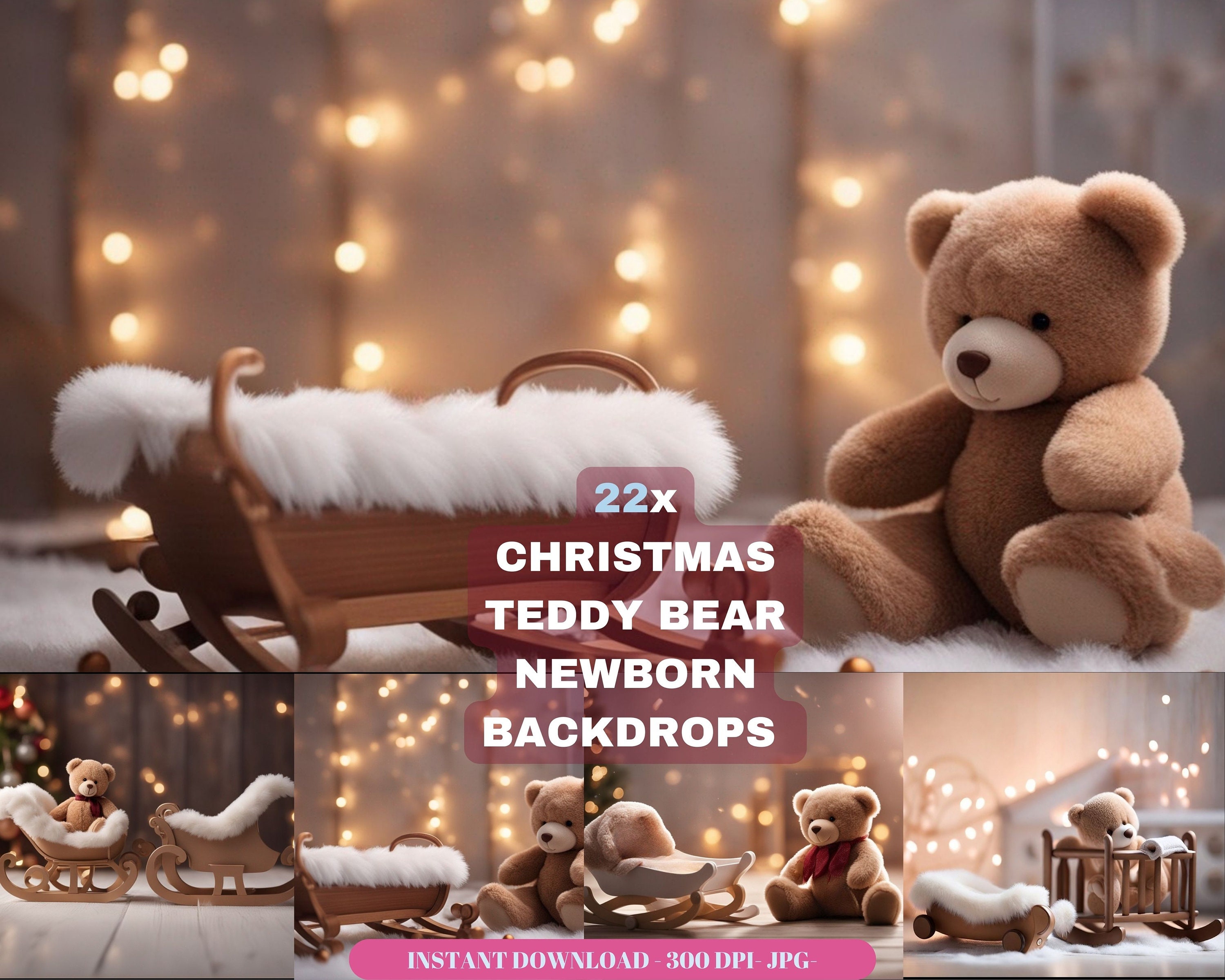 Teddy Bear Newborn Digital Backdrop: teddy BEAR Backdrop Photo Shoot ...