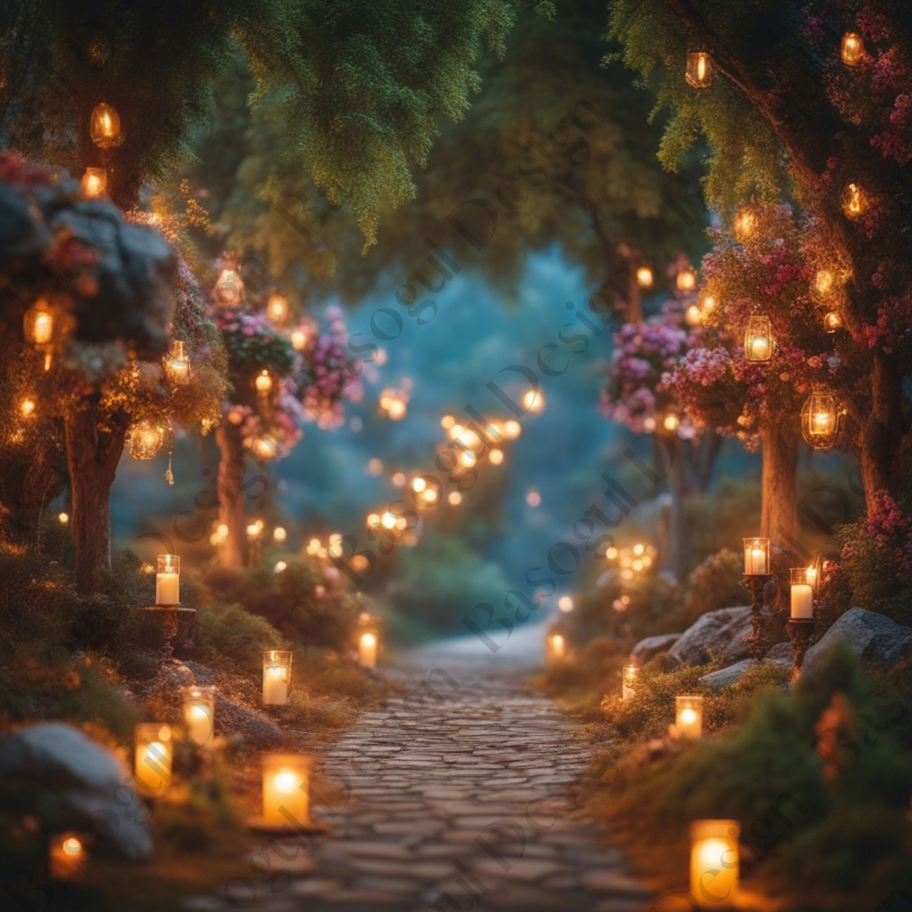 Country Wedding Digital Backdrop Photography Background Countryside ...