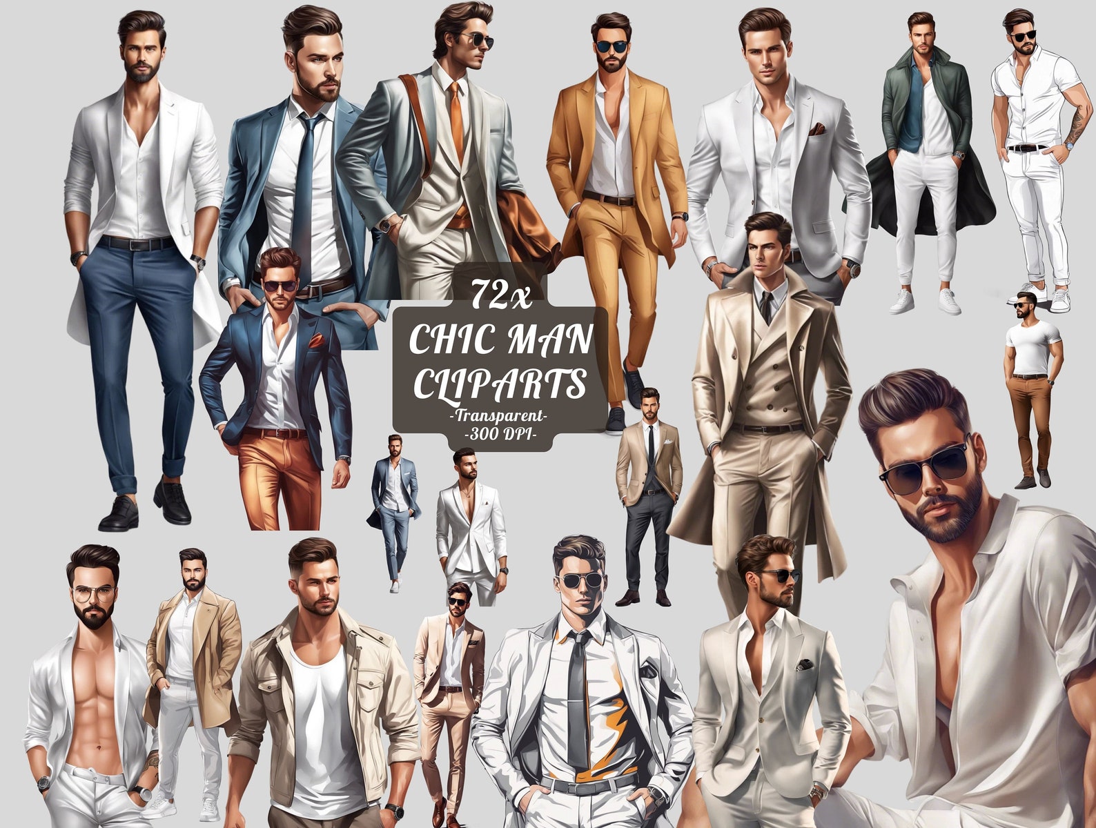 Chic Man Clipart Png Stylish Boyclipart Fashion Style Clipart ...