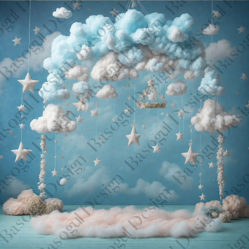 Whimsical Baby Digital Backdrop Photography (Download Now) - Etsy