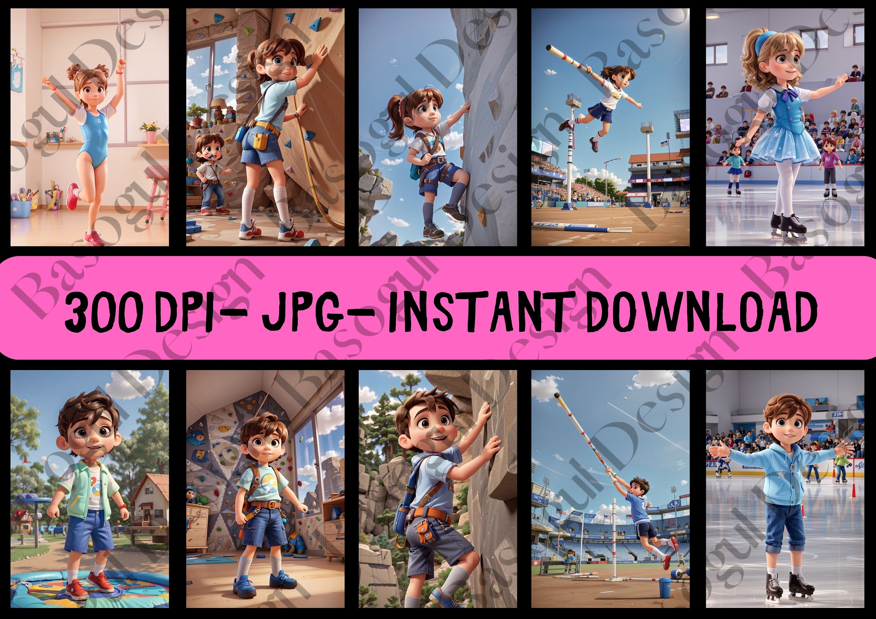 Sports Activities Flashcards for Kids, Printable Flashcards Preschool ...