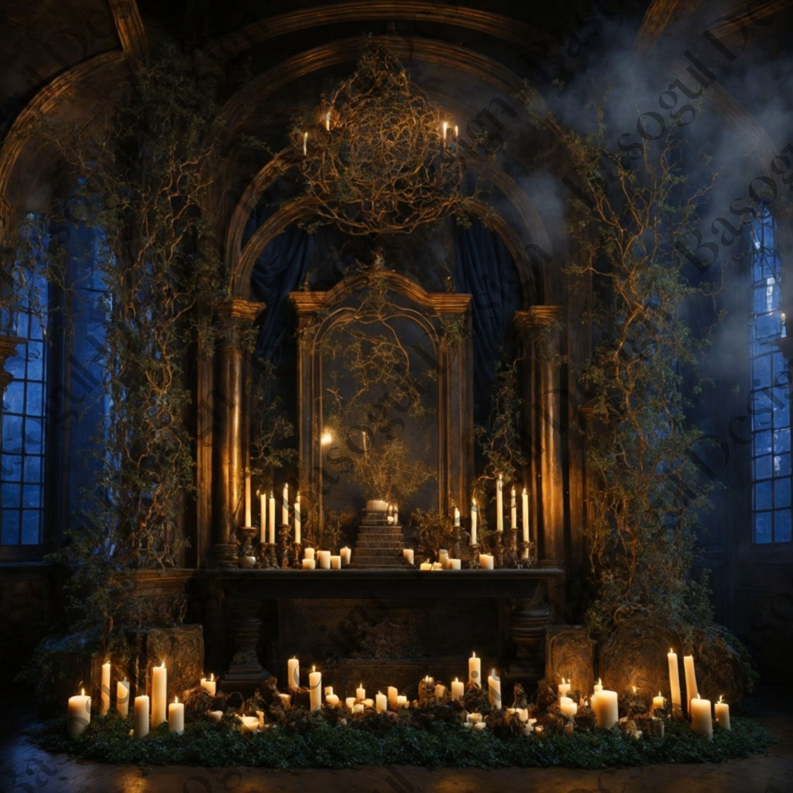 Chapel Wedding Backdrop Photography Background Stage Ceremony Maternity ...