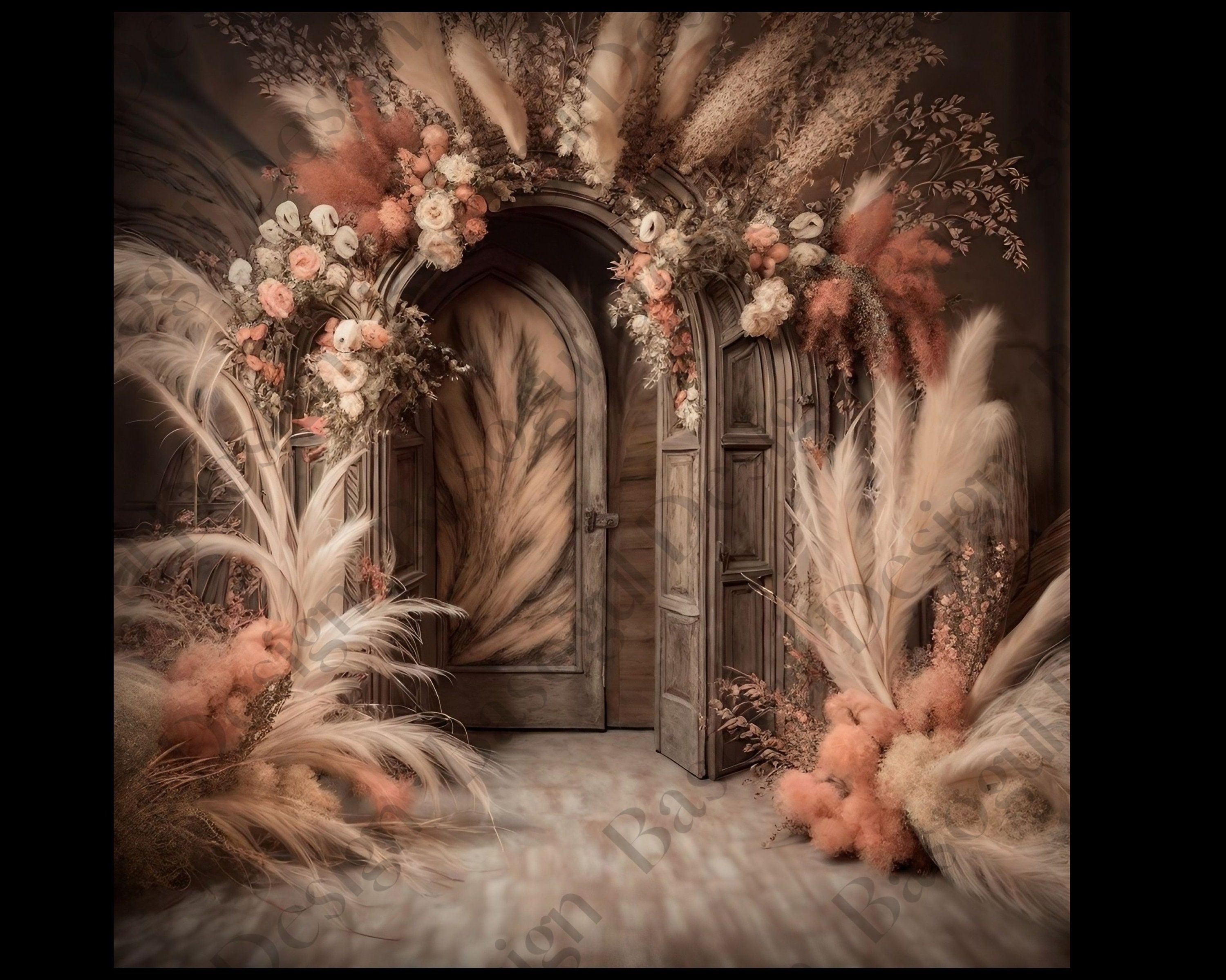 Boho Maternity Digital Backdrop: maternity DIGITAL - Etsy