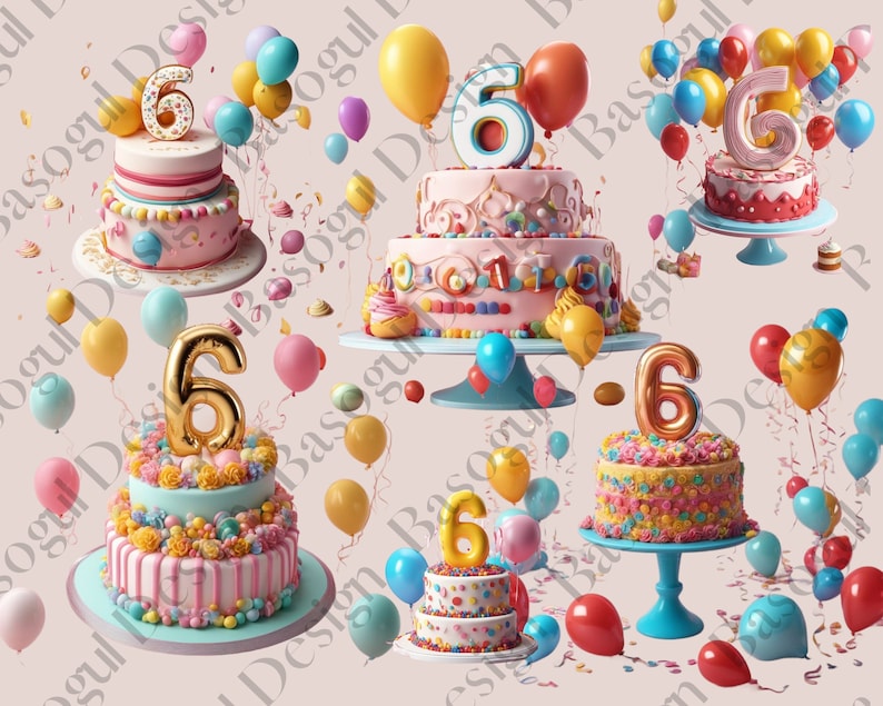 Birthday Cake Numbers Clipart Png: "birthday CAKE Clipart" Birthday ...