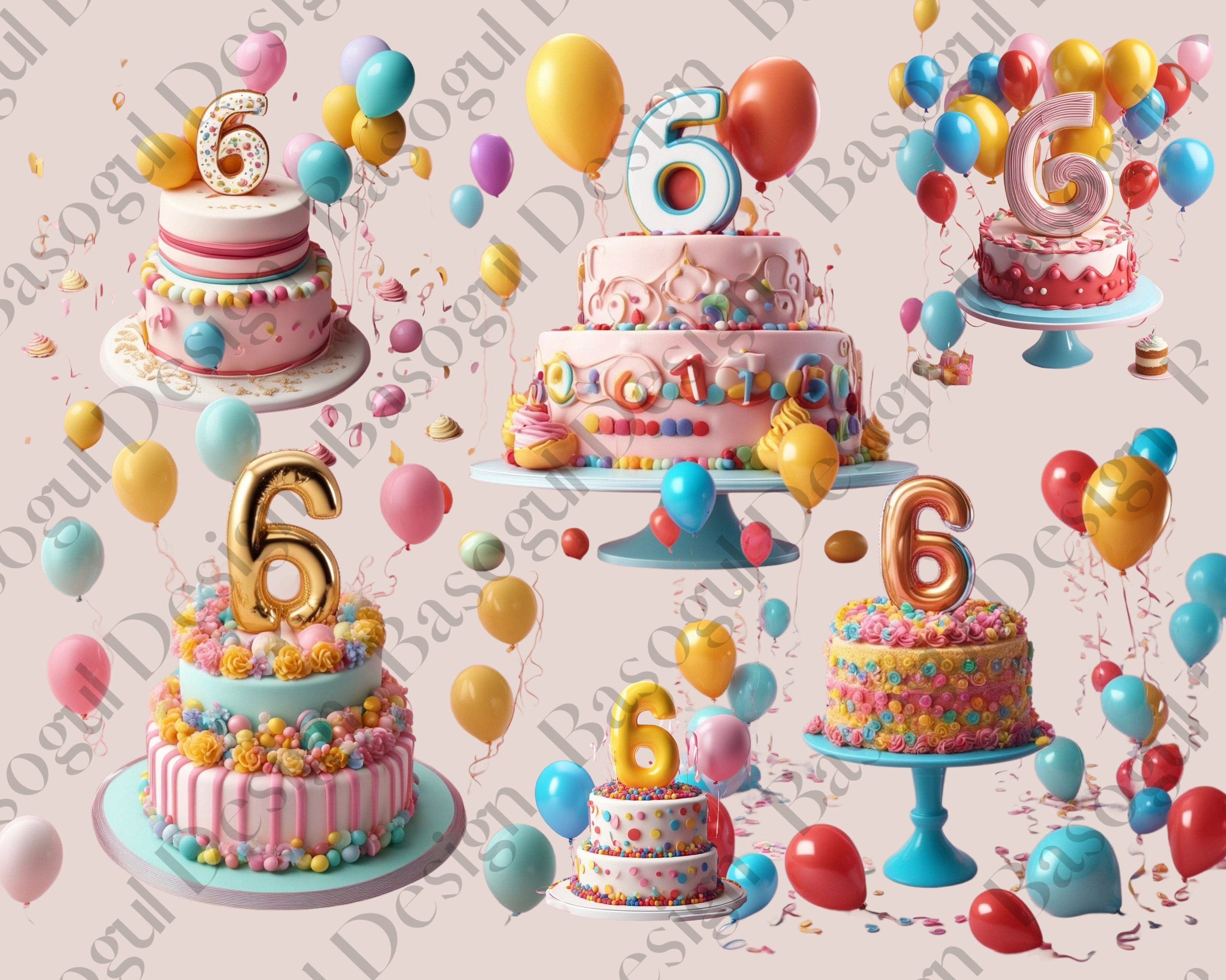 Birthday Cake Numbers Clipart Png: "birthday CAKE Clipart" Birthday ...