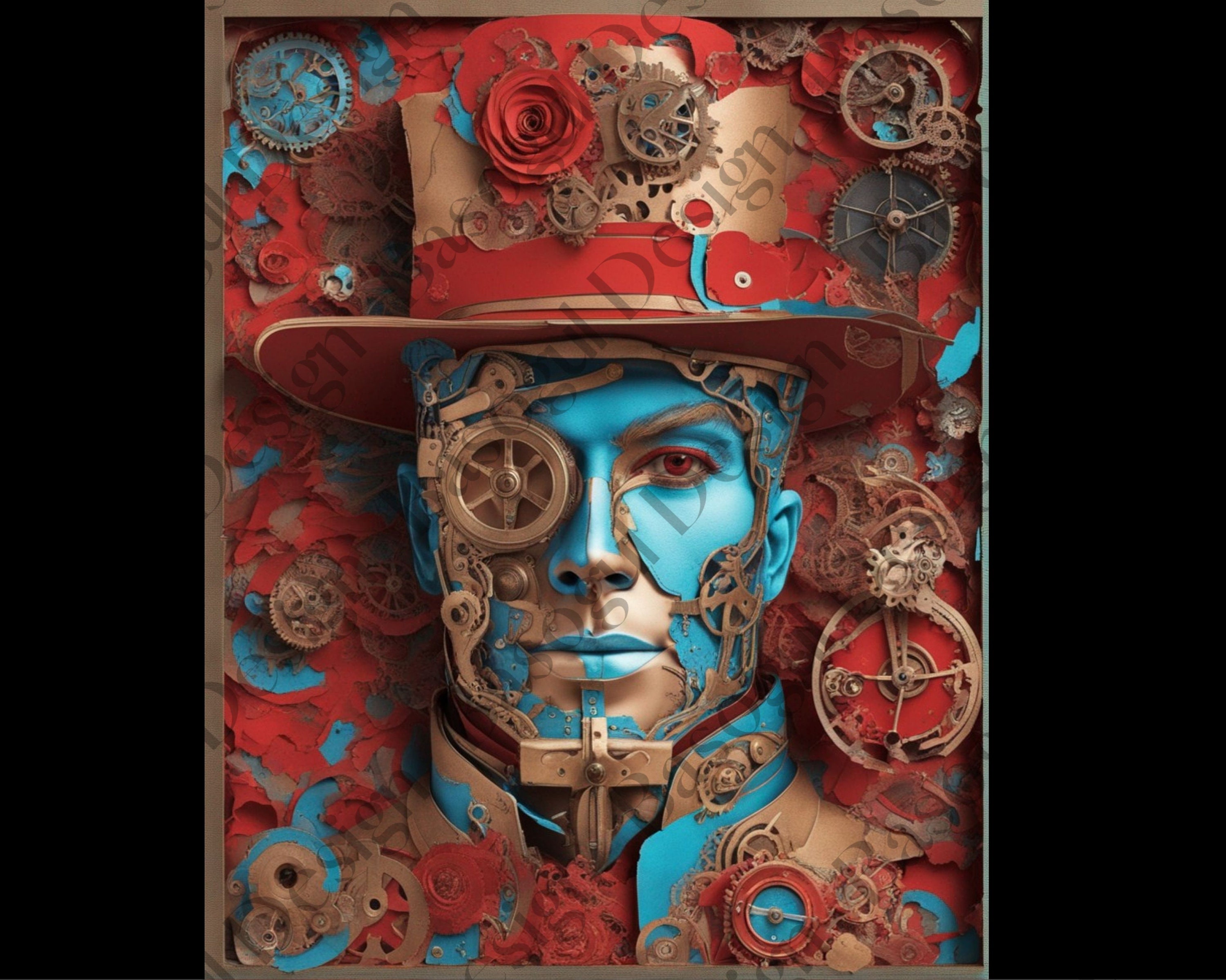 Steampunk Man Clipart: steampunk MAN Clipart - Etsy