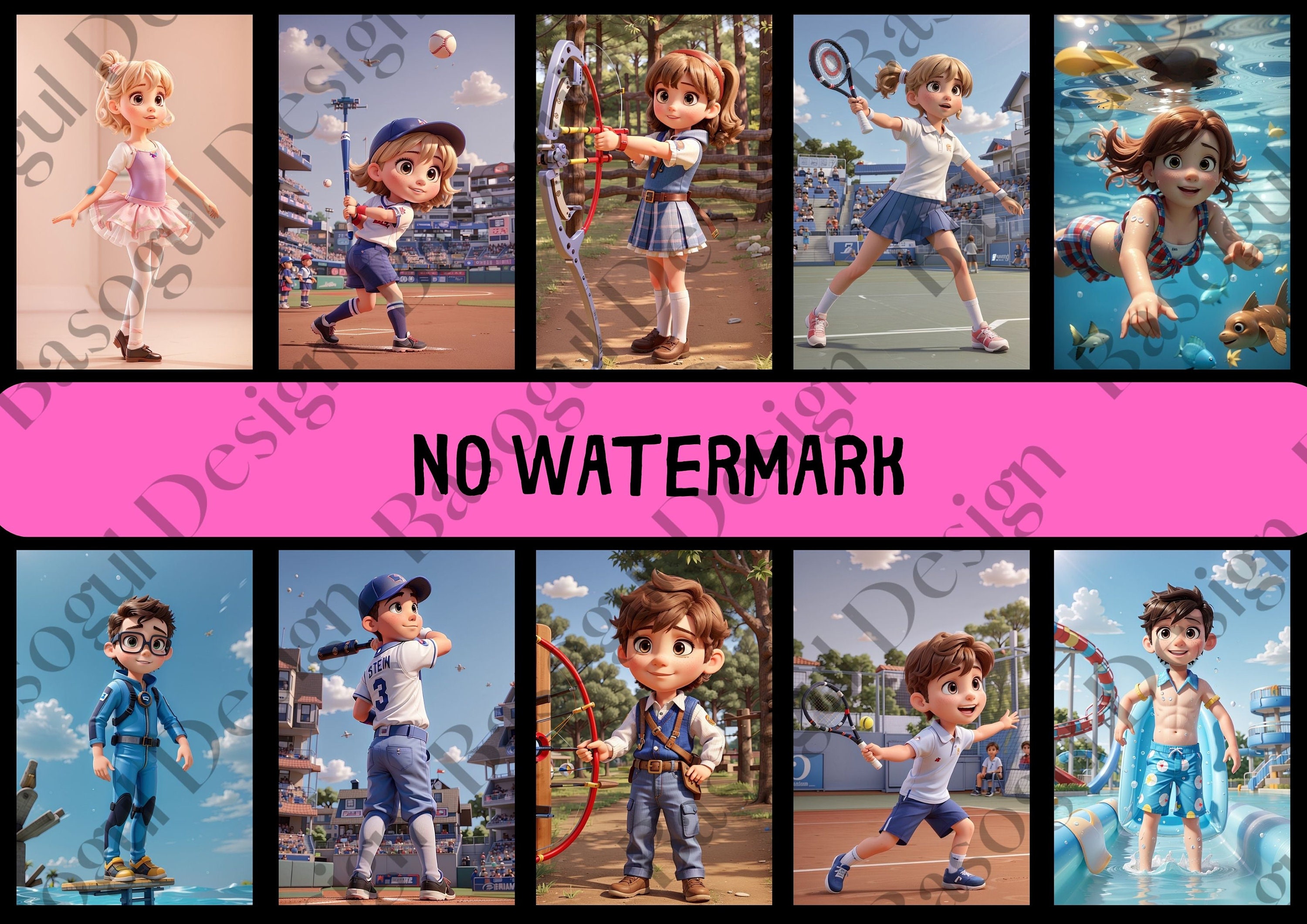 Sports Activities Flashcards for Kids, Printable Flashcards Preschool ...