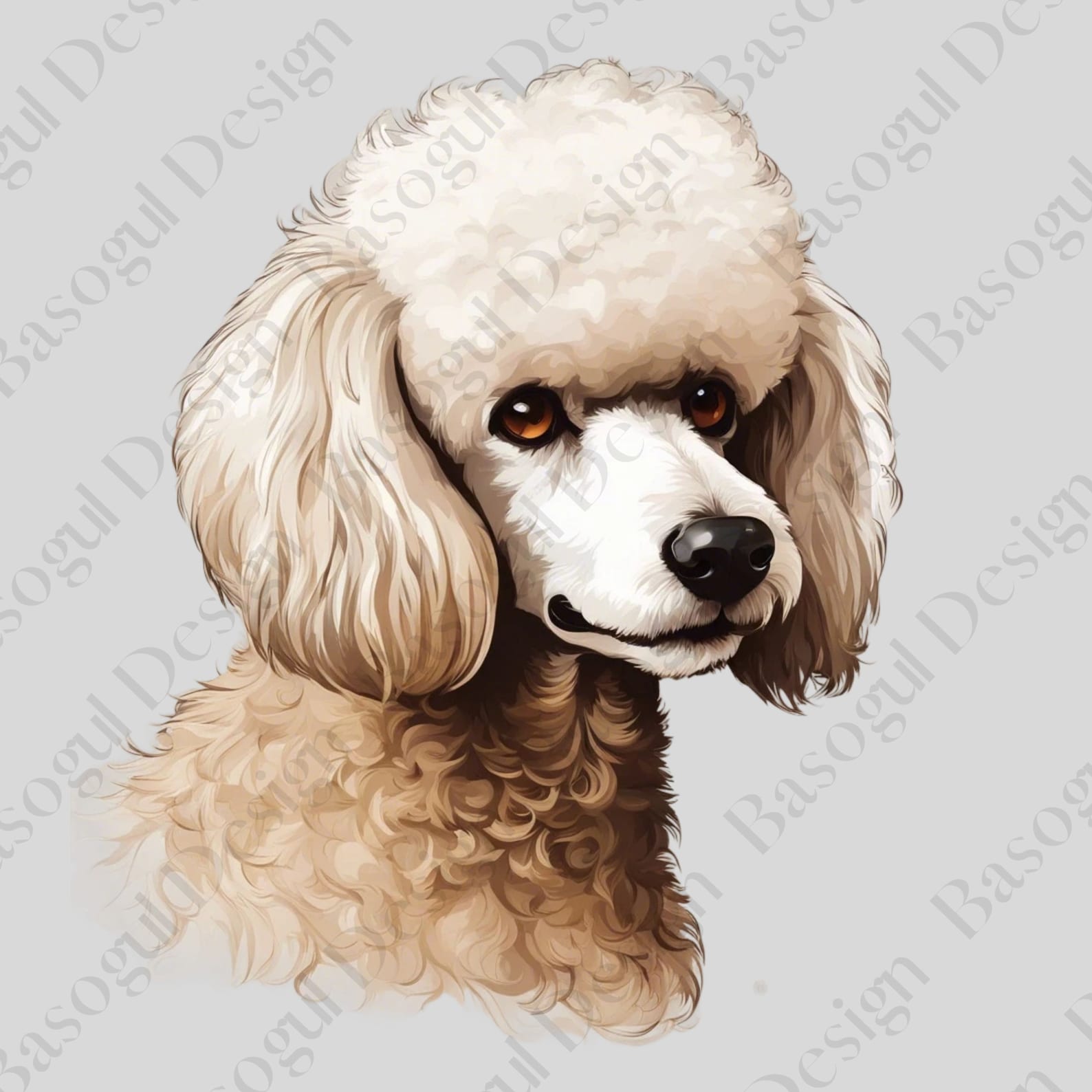 Poodle Clipart Png Dog Clipart Printable Poodle Head Transparent ...