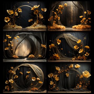 Goldenrod Maternity Digital Backdrop Photography Background Wedding ...