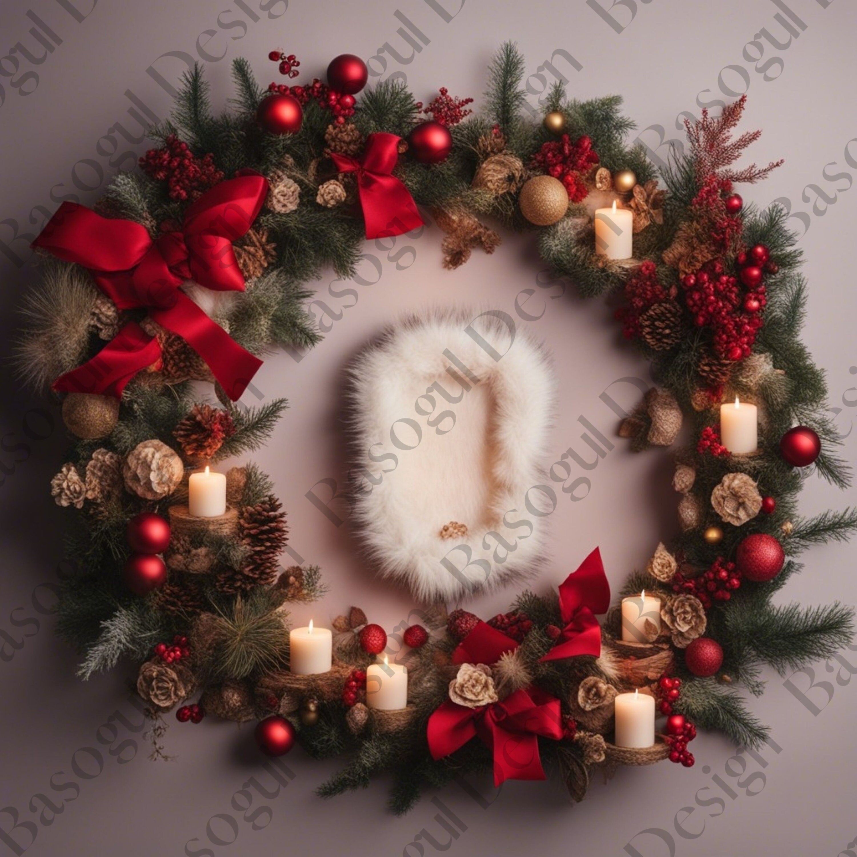 Christmas Newborn Digital Backdrop Photography Background Newborn Baby ...