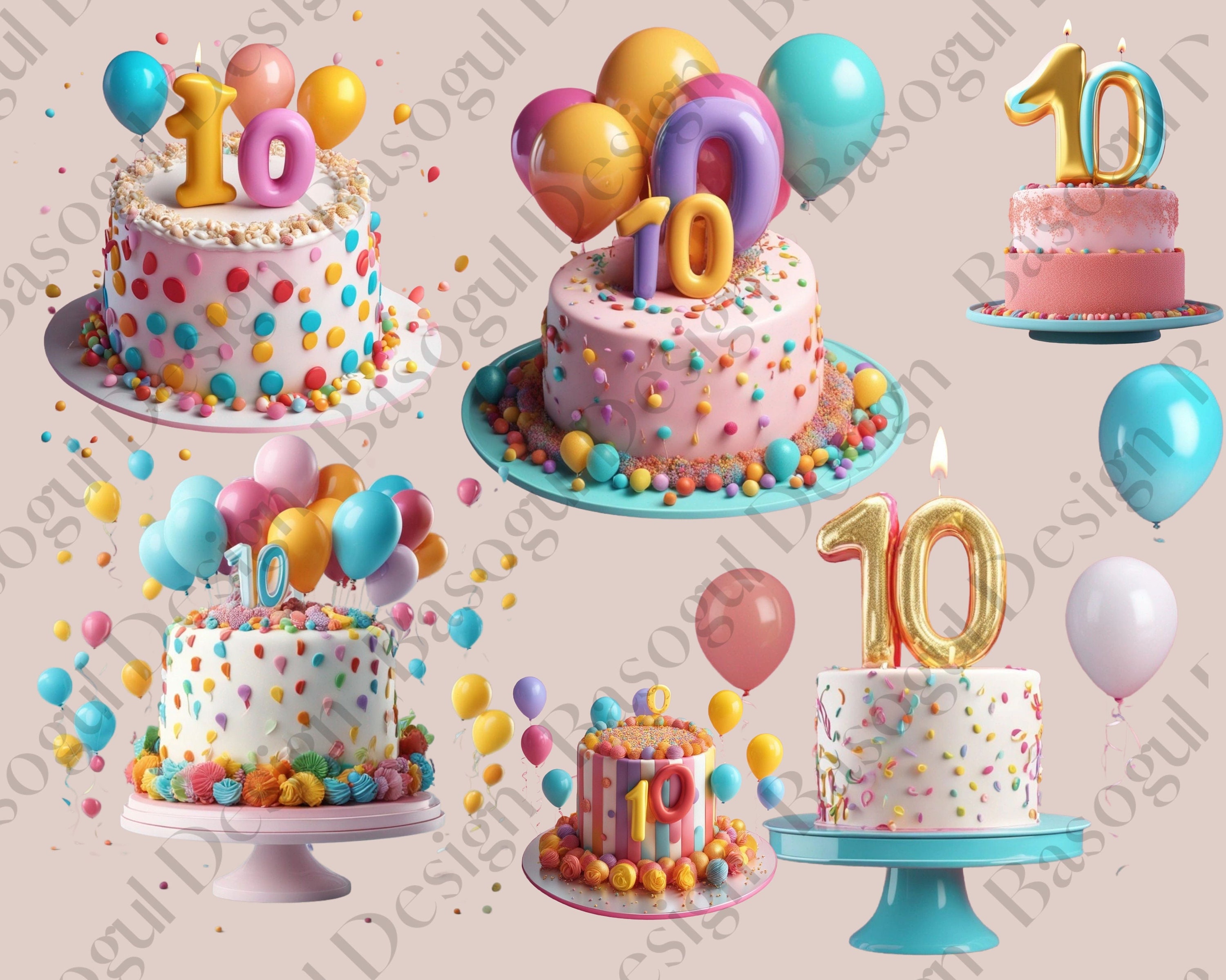 Birthday Cake Numbers Clipart Png: "birthday CAKE Clipart" Birthday ...