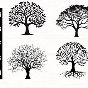 Tree Svg Bundle, Family Tree Svg Bundle, Tree Roots Svg, Our Roots SVG ...