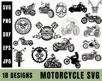 Motorcycle SVG Bundle, Motor Bike Svg, Motorcycle Clipart, Motorcycle ...