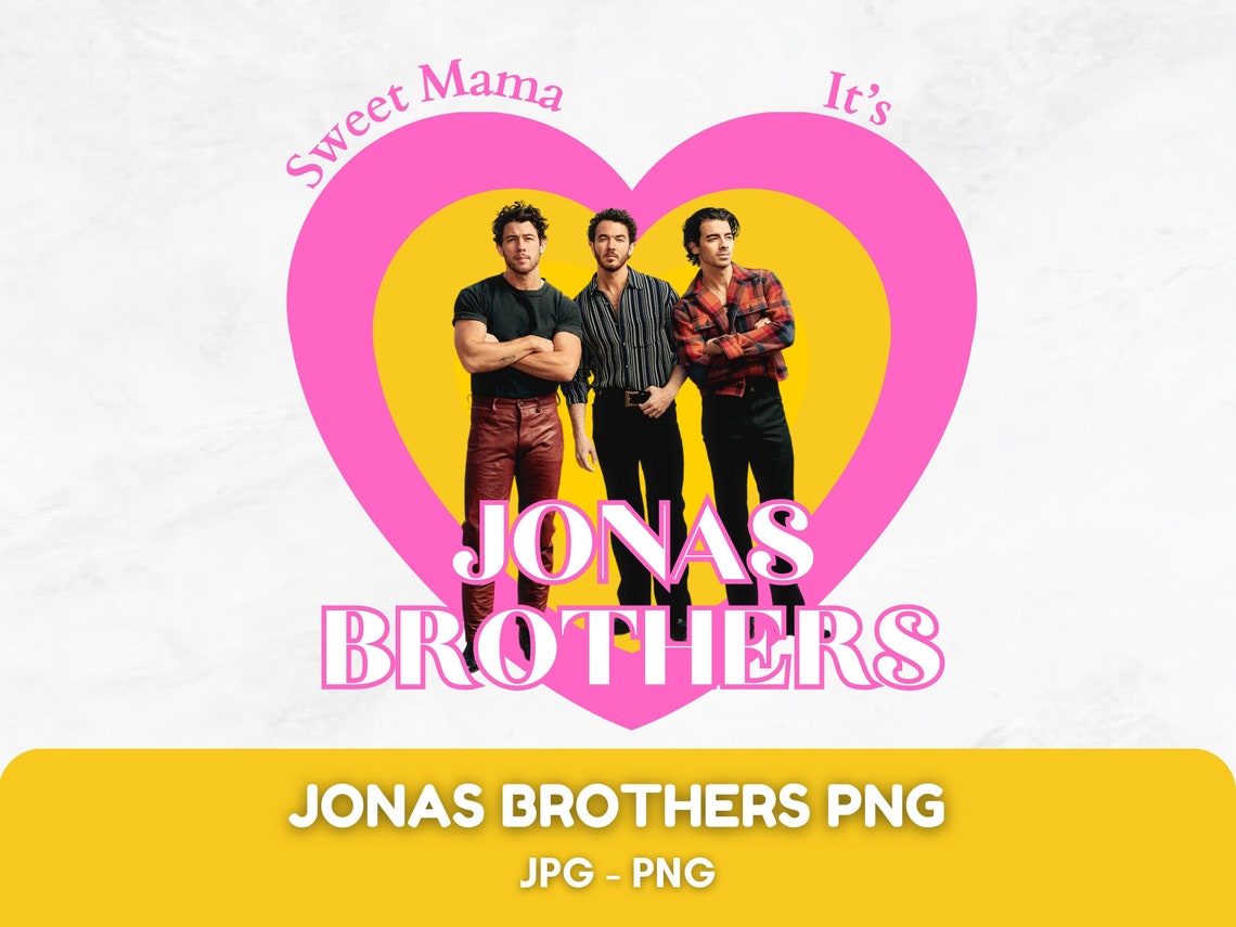 Paquete SVG de Jonas Brothers, Jonas Retro 90'S, Regalo retro de ...