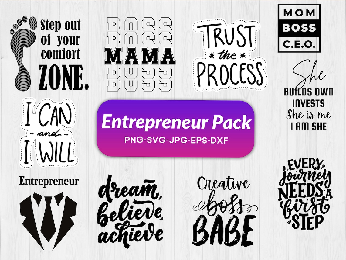 Entrepreneur Svg Bundle, Entrepreneur Svg Men, Entrepreneur Boss Lady ...