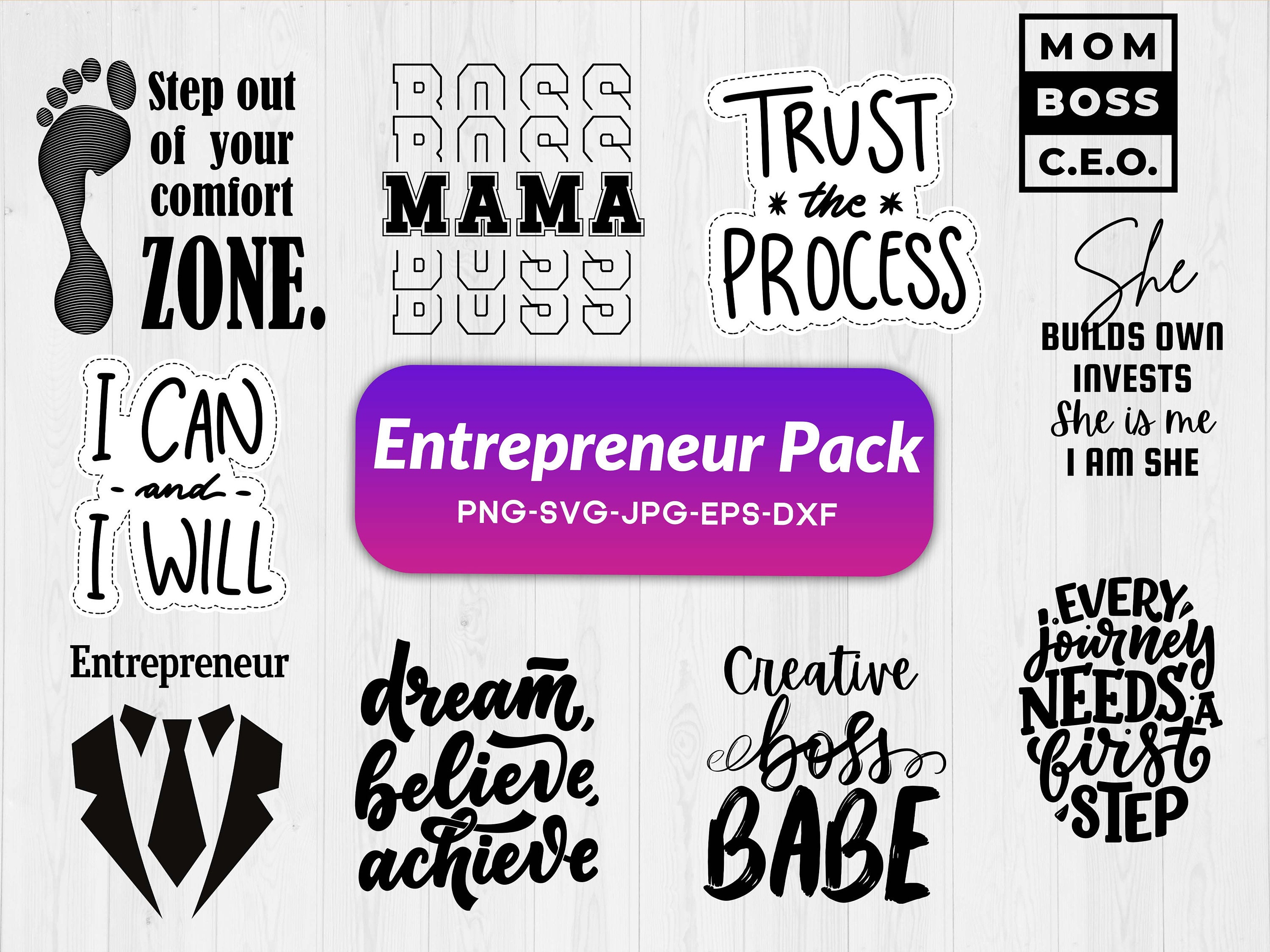 Entrepreneur Svg Bundle, Entrepreneur Svg Men, Entrepreneur Boss Lady ...