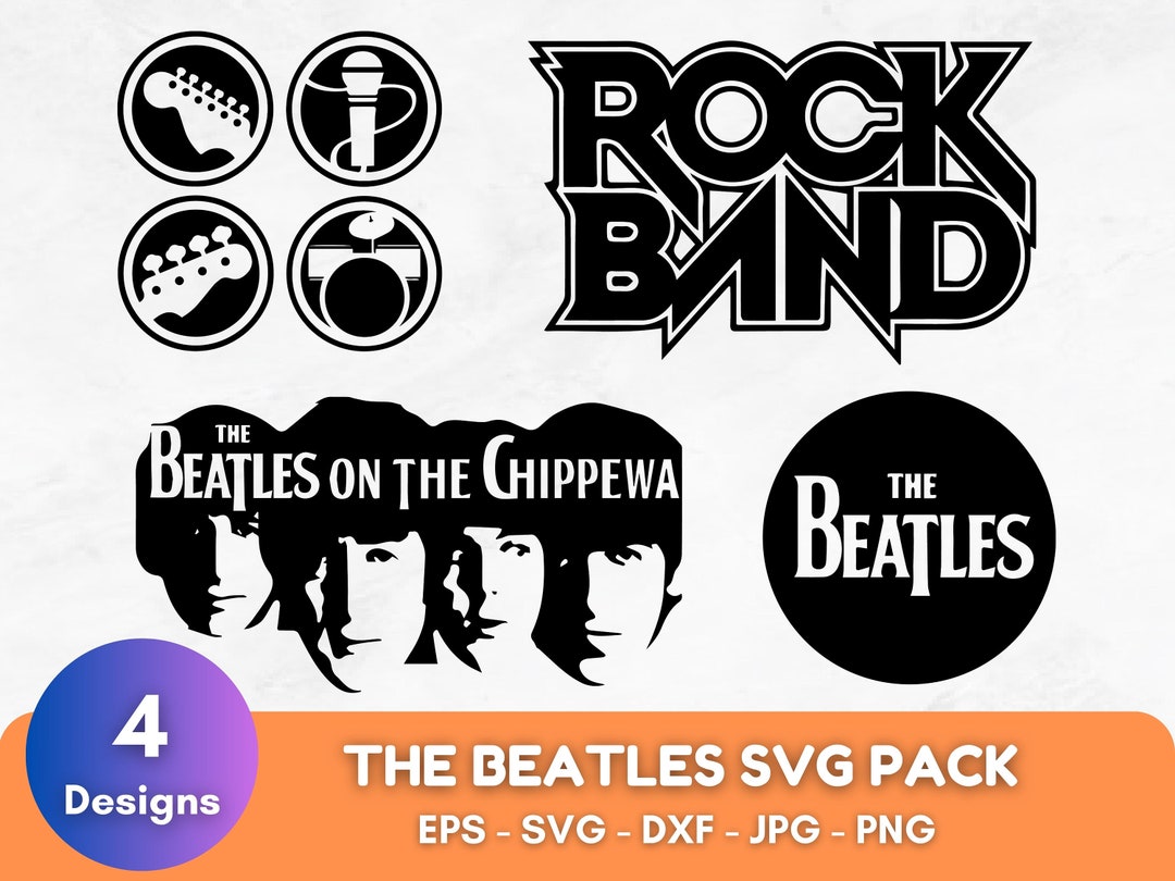 The Beatles SVG Bundle, the Beatles Svg Png, Music SVG Svg, John Lennon ...