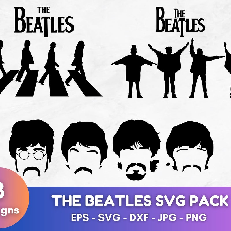 The Beatles Svg - Etsy