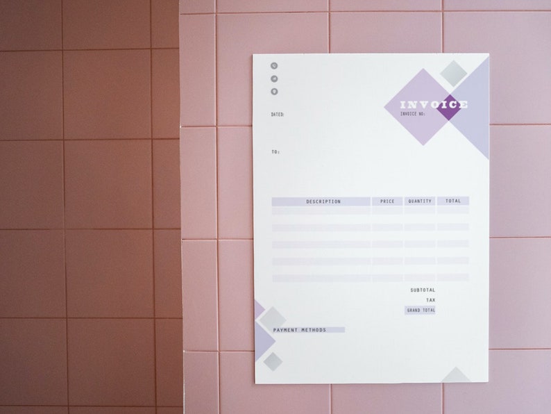 Invoice Template Editable, Invoice Template for Small Business, Invoice ...