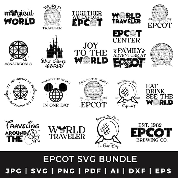Epcot Svg - Etsy