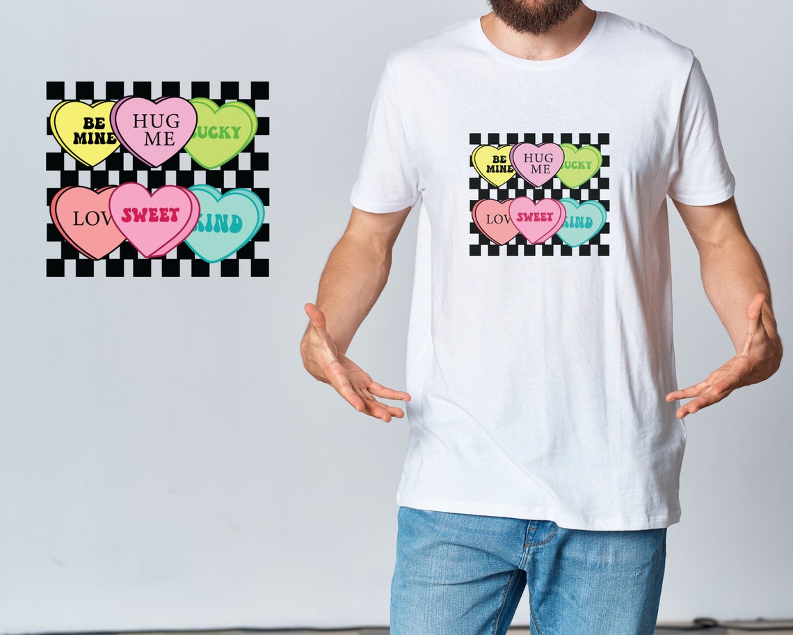 Candy Heart Png Bundle, Candy Heart Png, Candy Hearts Svg, Candy Heart ...