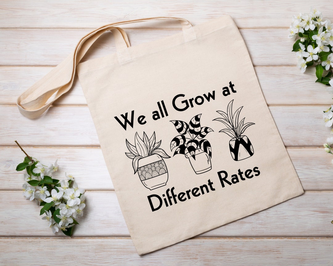 30 We All Grow at Different Rates Svg, Growth Svg Personal Development ...