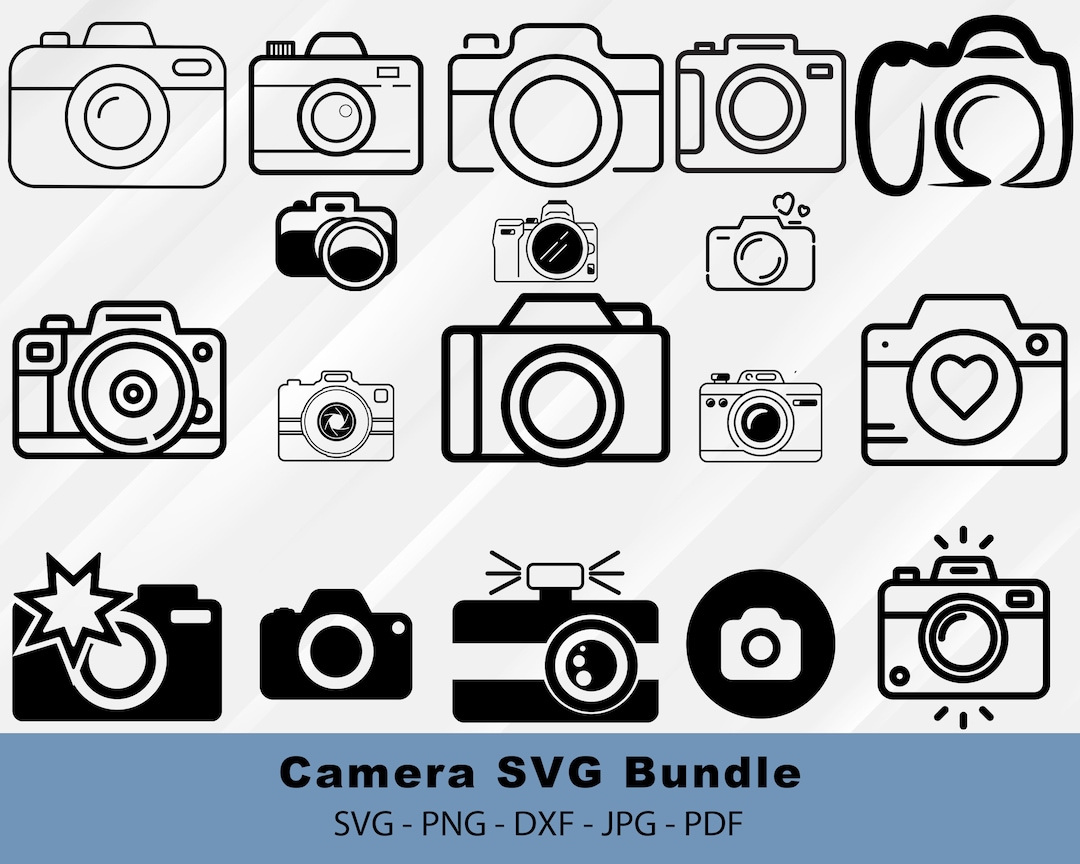 Camera SVG Bundle, Photography SVG, Photos Svg, Camera Clipart, Camera ...