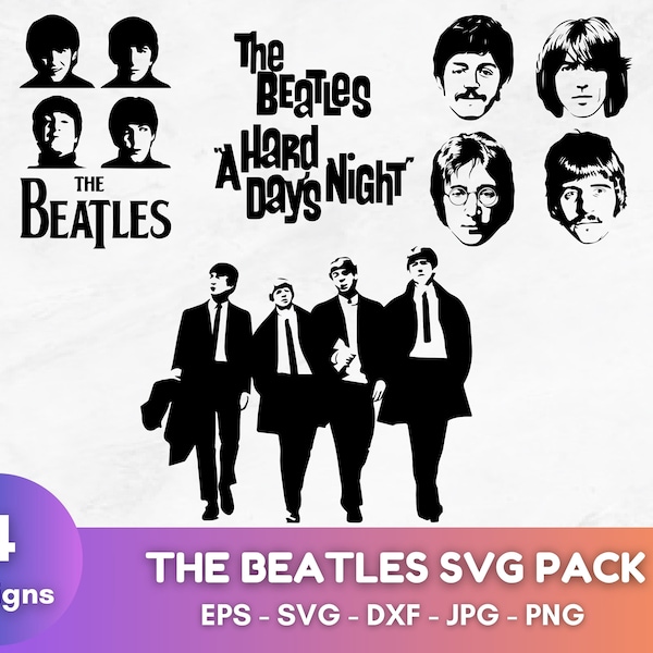 The Beatles Svg - Etsy