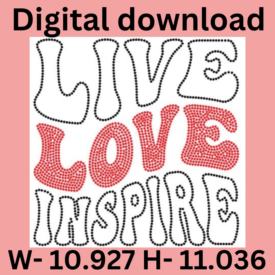 Digital Rhinestone Template || Rhinestone Template - Etsy