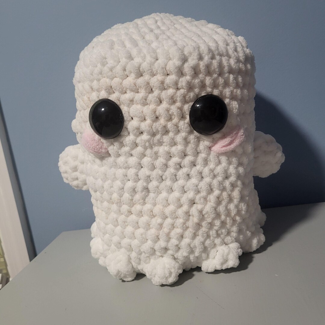 Jumbo Ghost Amigurumi physical Itemmade to Order - Etsy